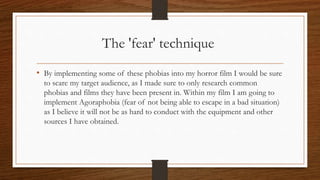 Fear in horror films | PPT