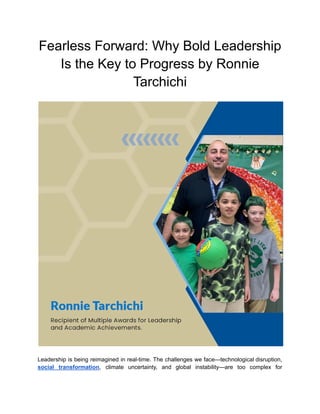 Fearless Forward_ Why Bold Leadership Is the Key to Progress by Ronnie ...