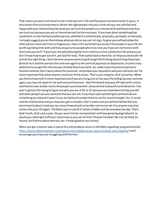 Fearless honesty | DOCX