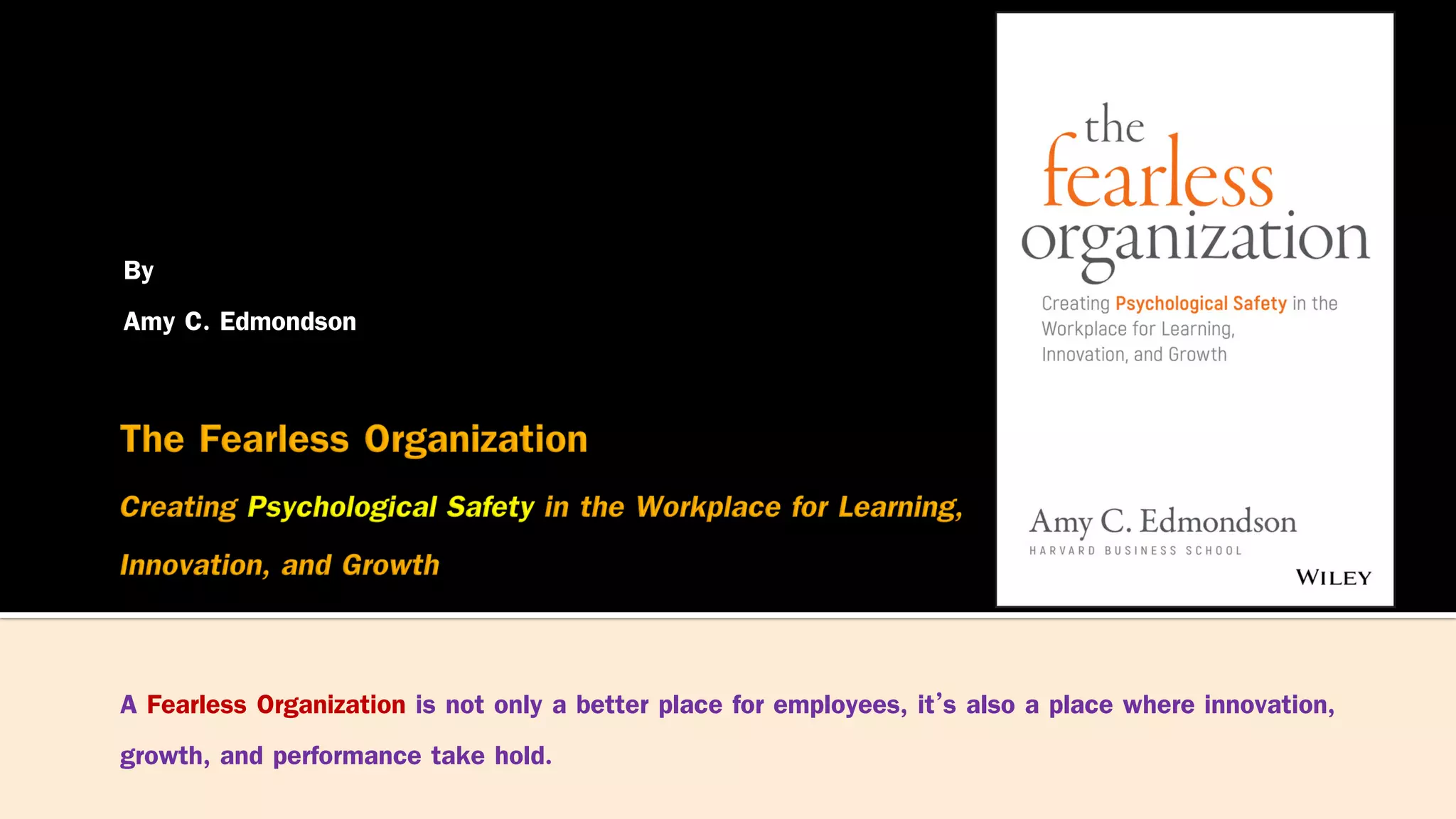 องค์กรที่กล้าหาญ Fearless organization | PDF