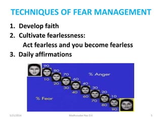 Fear man agement | PPT