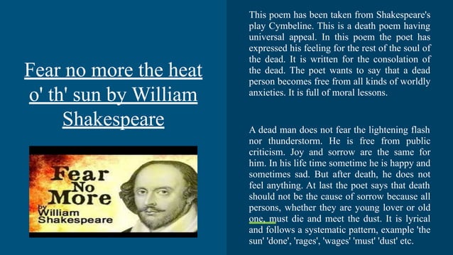 Fear no more the heat o' th' sun by William Shakespeare.pdf