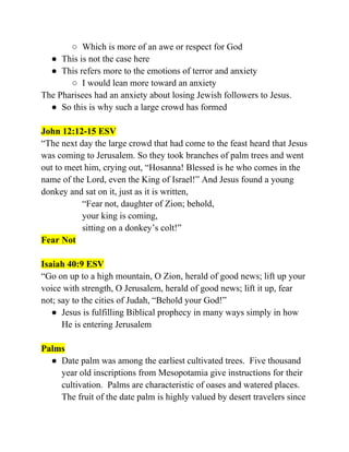 Fear Not Sermon notes by Pastor Mark Behr | DOCX