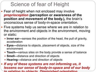 Acrophobia (Fear of height ) 2.0 | PPTX