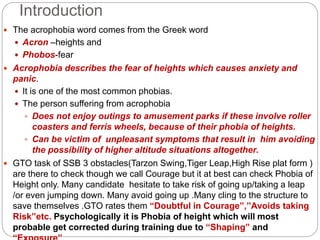 Acrophobia (Fear of height ) 2.0 | PPTX