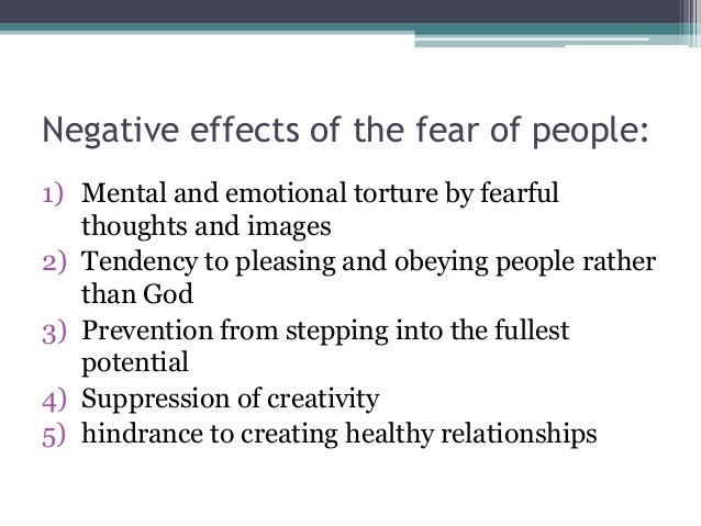 Fear of people