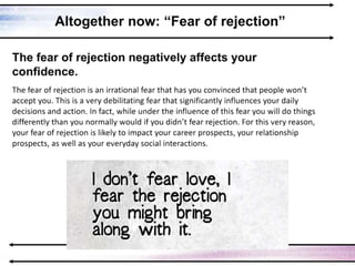 Fear of rejection | PPT