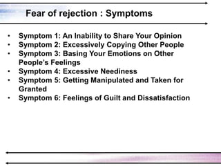 Fear of rejection | PPT | Free Download