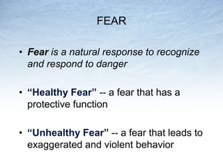 Fear - Overcoming Fear Inside You | PPTX