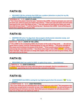 Fear vs. Faith | PDF