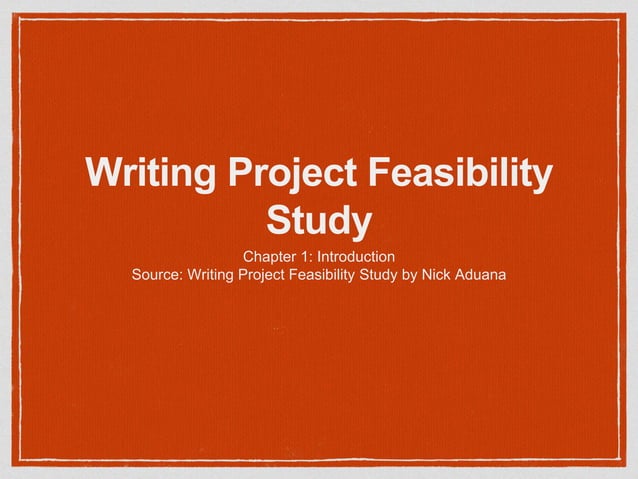 Feasib - Introduction | PPTX | Business | Business and Finance