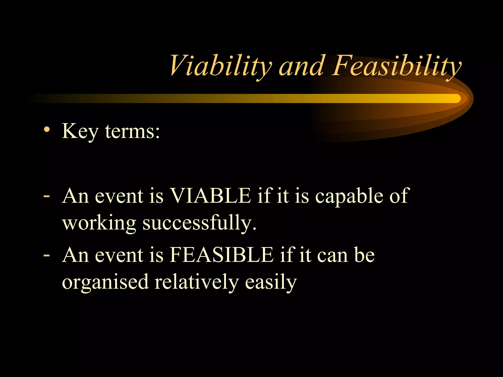 Feasibility And Viability | PPT