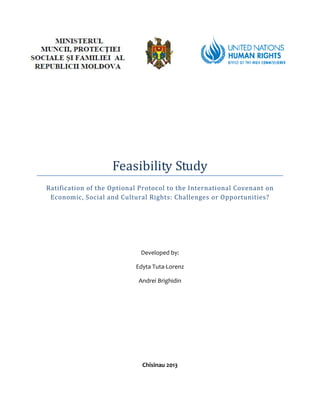 Ratification of the Optional Protocol to the International Covenant on ...