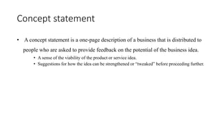 Feasibility Analysis for an Entrepreneur | PPTX