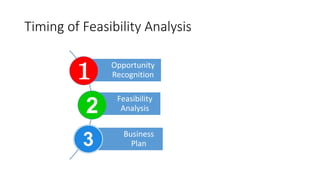 Feasibility Analysis for an Entrepreneur | PPTX