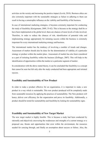 Feasibility and sustainability | PDF | Green Solutions | Business