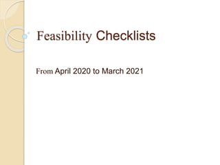 Feasibility checklist.pptx