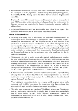 Feasibility of incentive housing | PDF