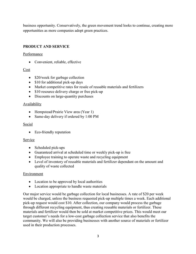 Feasibility Plan (Revised) | PDF