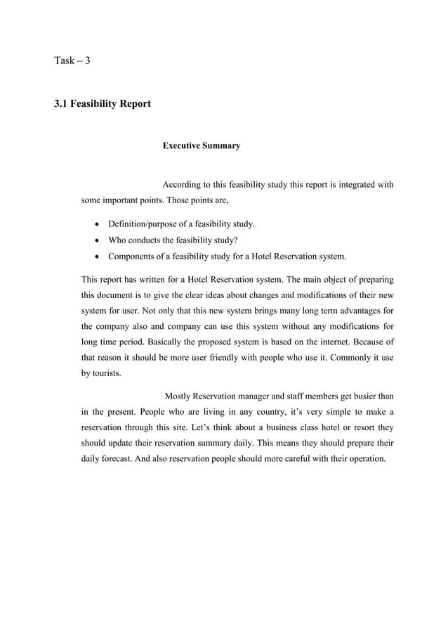 Feasibility report | PDF