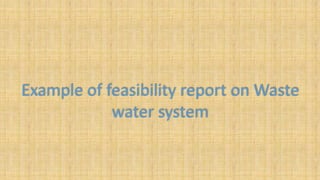 Feasibility report -basic concepts with example | PPTX