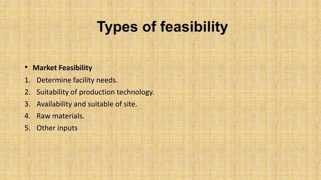 Feasibility report -basic concepts with example | PPTX | Business | Business and Finance