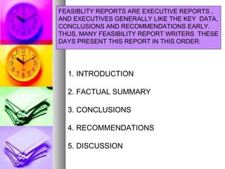Feasibility Report | PPT