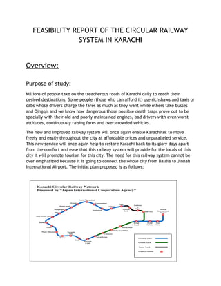 Draft Feasibility report of the railway system in Karachi | DOC | Rail ...