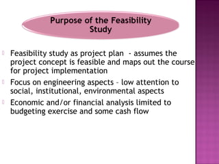 Feasibility studies | PPT