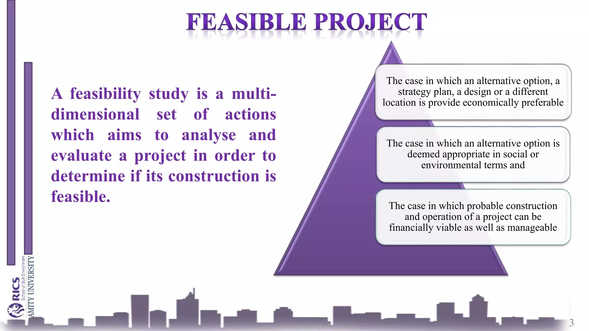 Construction Projects Feasibility studies | PPTX
