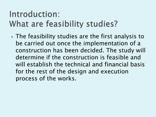 Feasibility studies for construction of railway | PPTX