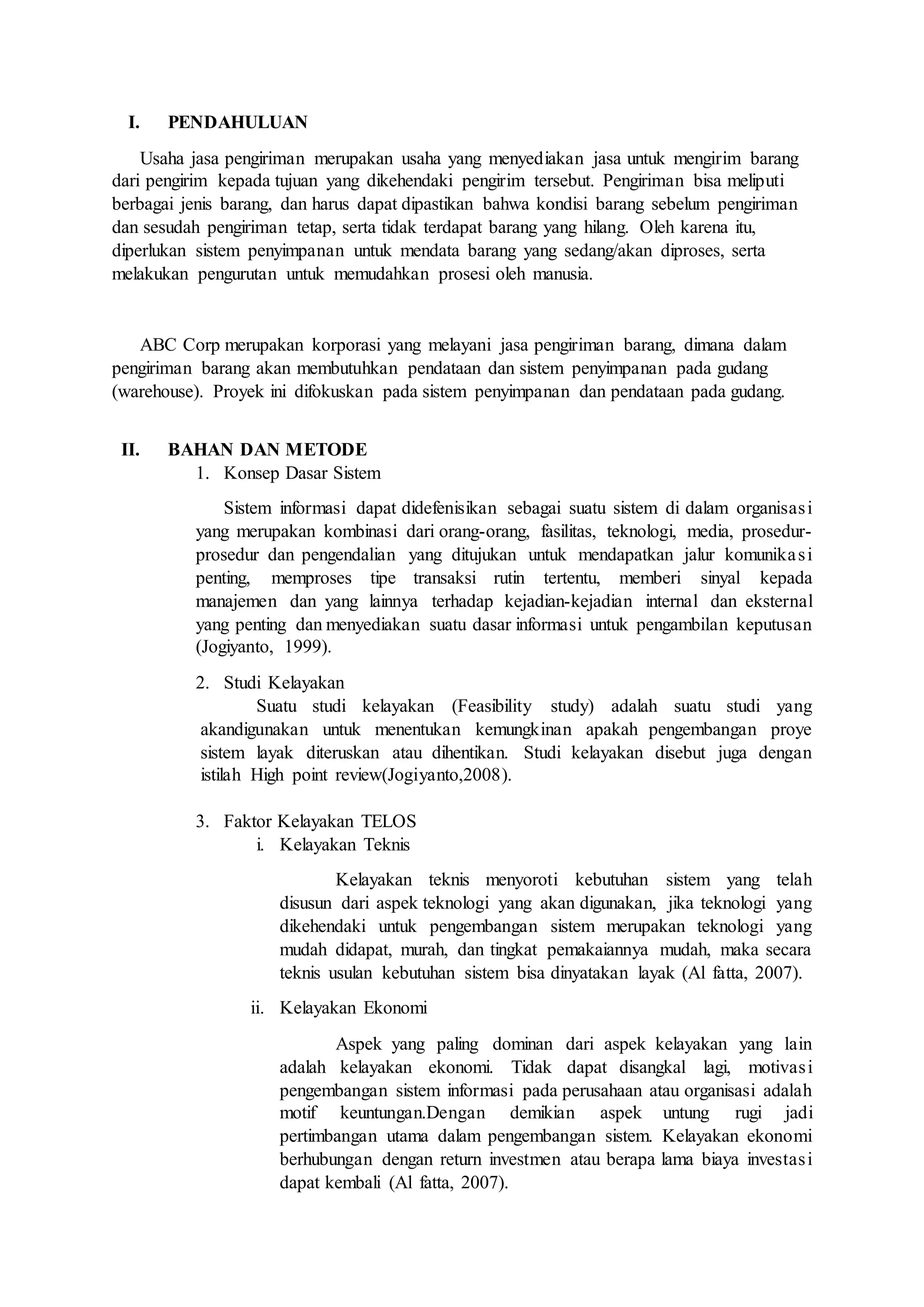 Feasibility study | DOCX