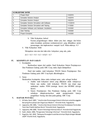 Feasibility study | DOCX