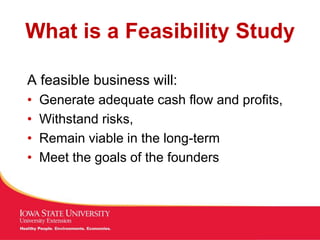 Business Plan VS Feasibility study | PPT