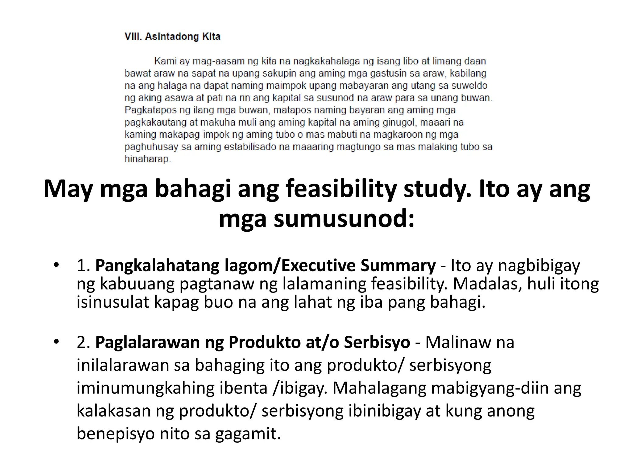 Ikalawang Markahan – Modyul 1: FEASIBILITY STUDY .pptx