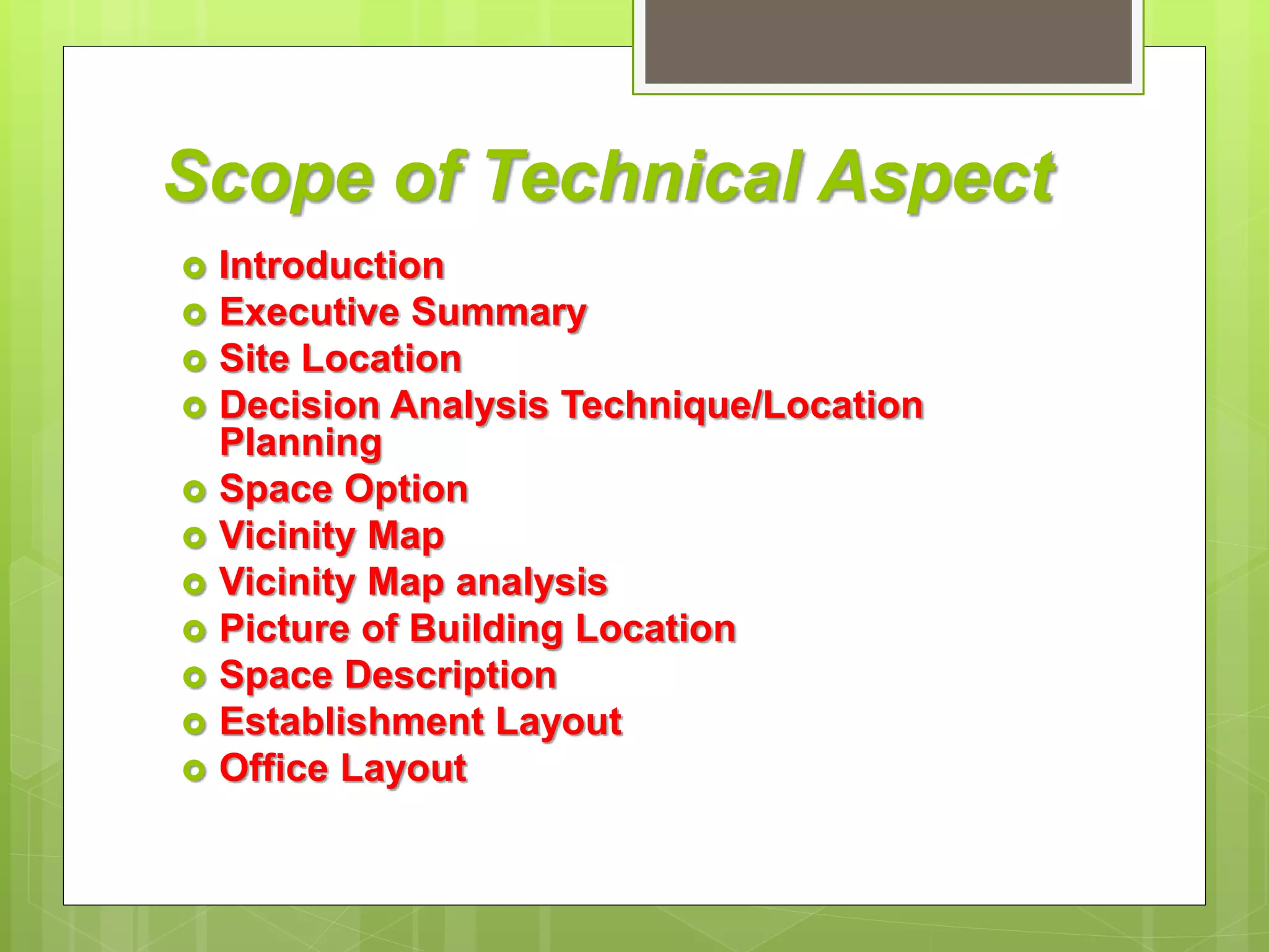 Feasibility study scope | PPTX
