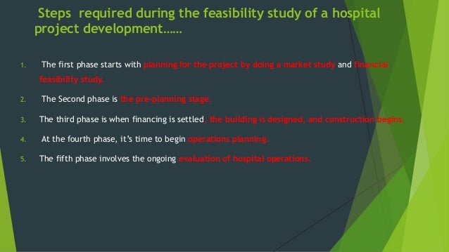 Feasibility study in hospital planning | PPTX