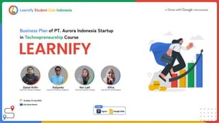 Learnify V2 - Studi Kelayakan Produk Aplikasi Learnify 2023 | PPTX
