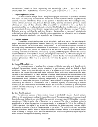 Feasibility study of metro transport case study madurai | PDF