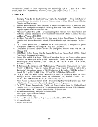 Feasibility study of_metro_transport_case_study_madurai | PDF