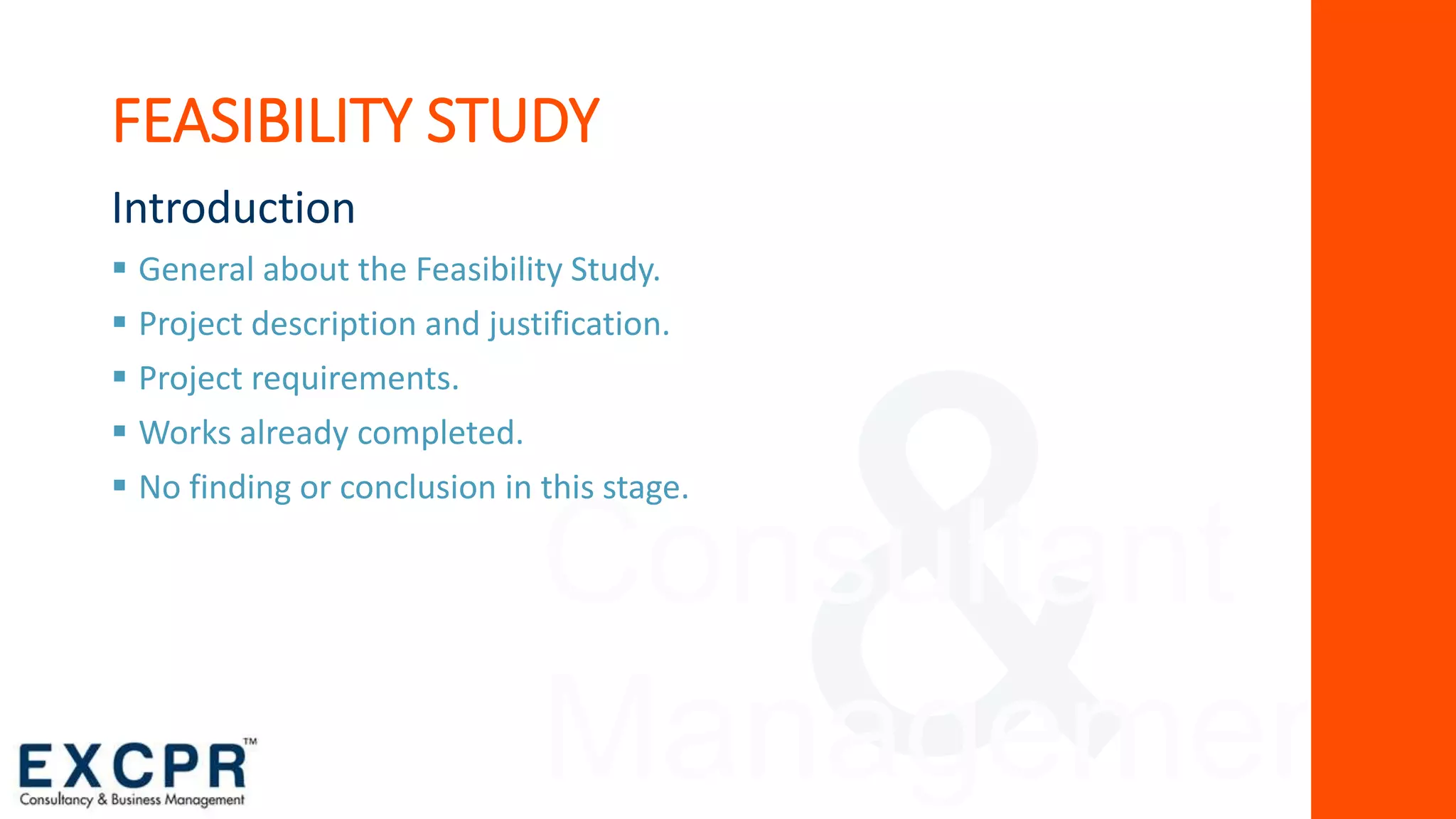 Feasibility study presentation | PPTX