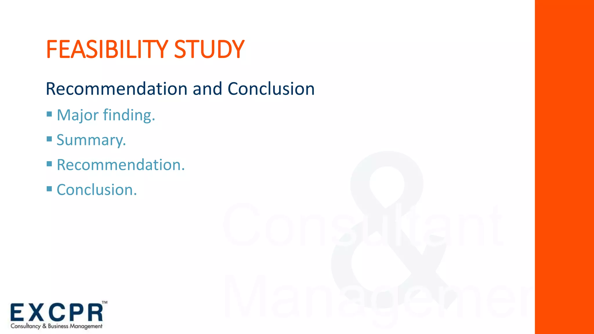 Feasibility study presentation | PPTX