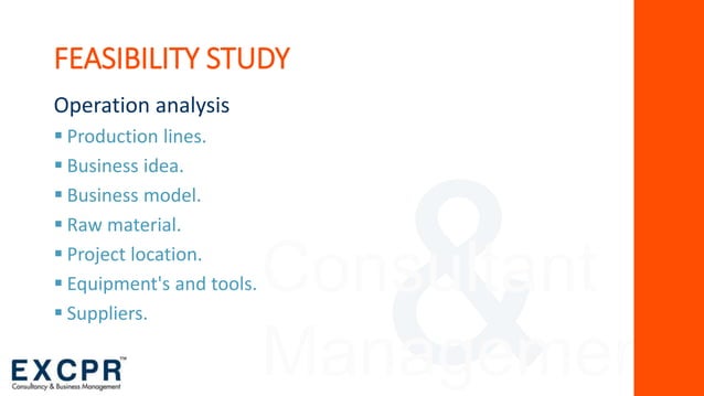 Feasibility study presentation | PPTX