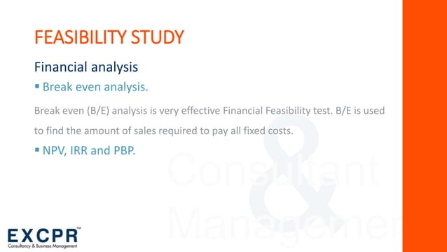 Feasibility study presentation | PPTX