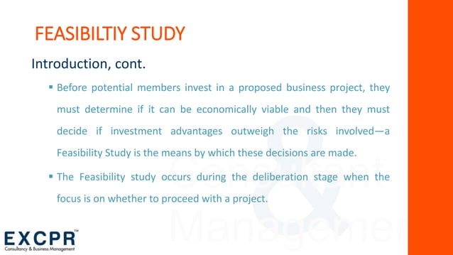 Feasibility study presentation | PPTX