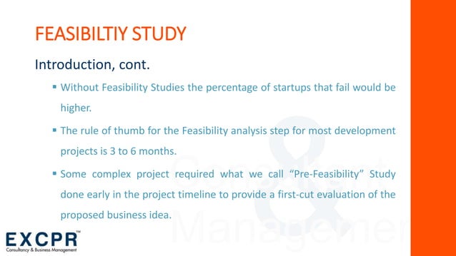Feasibility study presentation | PPTX