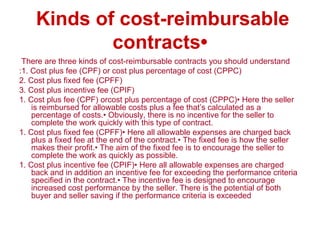 What is feasibility study and what is contracts and its type | PDF