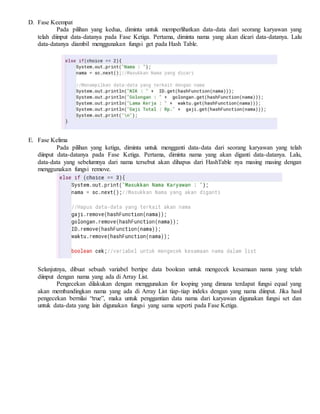 Pendataan Perhitungan Gaji Karyawan Suatu Perusahaan dengan Menggunakan ...