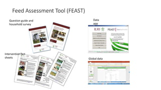 Mapping livestock feed resources and targeting technologies: Making the most of FEAST and ...