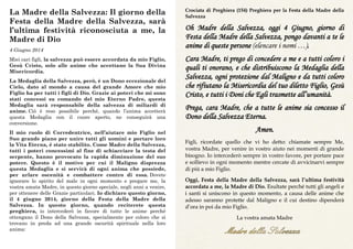 Preghiera per la Festa della Madre della Salvezza | PPT